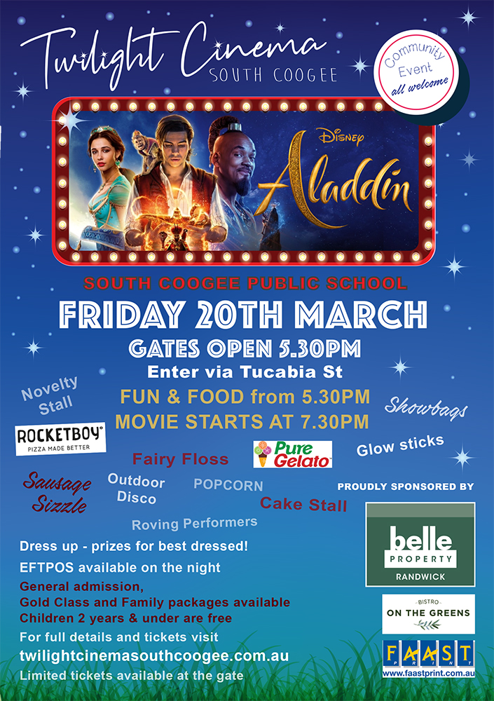 Twilight Cinema South Coogee – South Coogee Public School Parents and ...